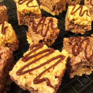 Ginger-Cinnamon Spiced Rice Krispies Treats